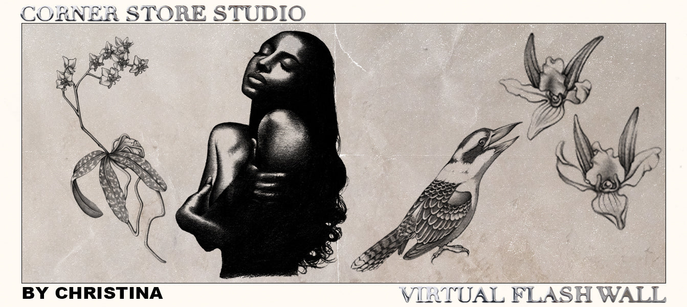 EXPLORE AVAILABLE TATTOO FLASH | VIRTUAL TATTOO FLASH GALLERY | MELBOU ...