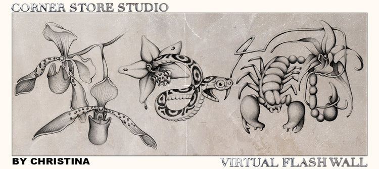 EXPLORE AVAILABLE TATTOO FLASH | VIRTUAL TATTOO FLASH GALLERY | MELBOU ...